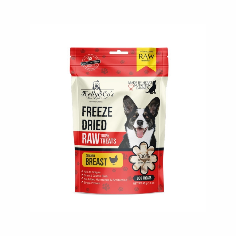 Kelly & Cos Freeze Dried Chicken Dog Treats 40g – Pet Lovers Centre ...